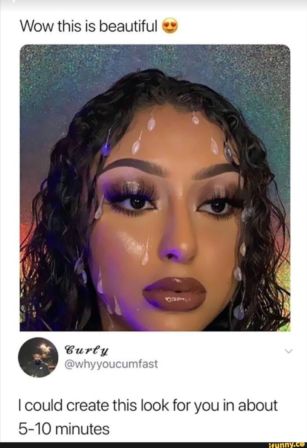 Wow this is beautiful I could create this look for you in about 5-10 ...