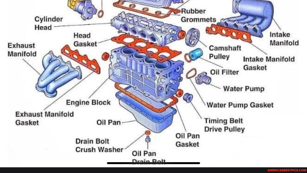 Cylinder Head Intake Manifold Exhaust Manifold Intake Manifold P Putey ...