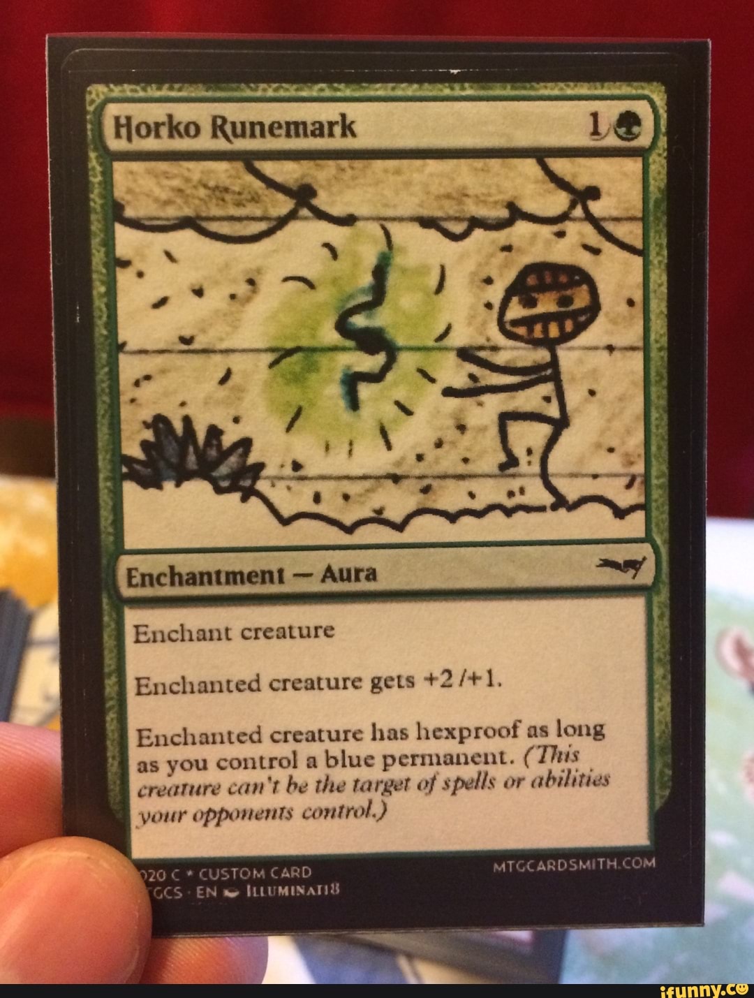 Enchant creature Enchanted creature gets +2 /+1, Enchanted creature has ...