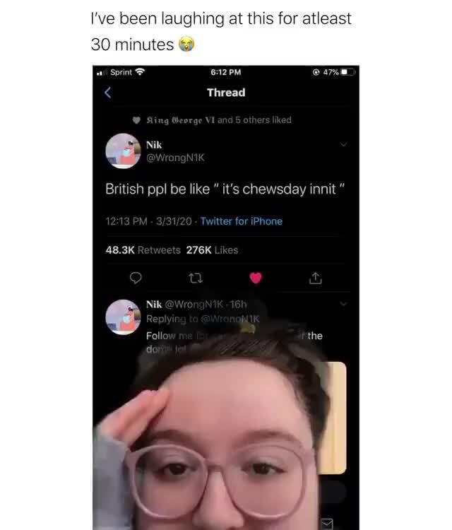 I've been laughing at this for atleast 30 minutes 4) a Sprint British ...