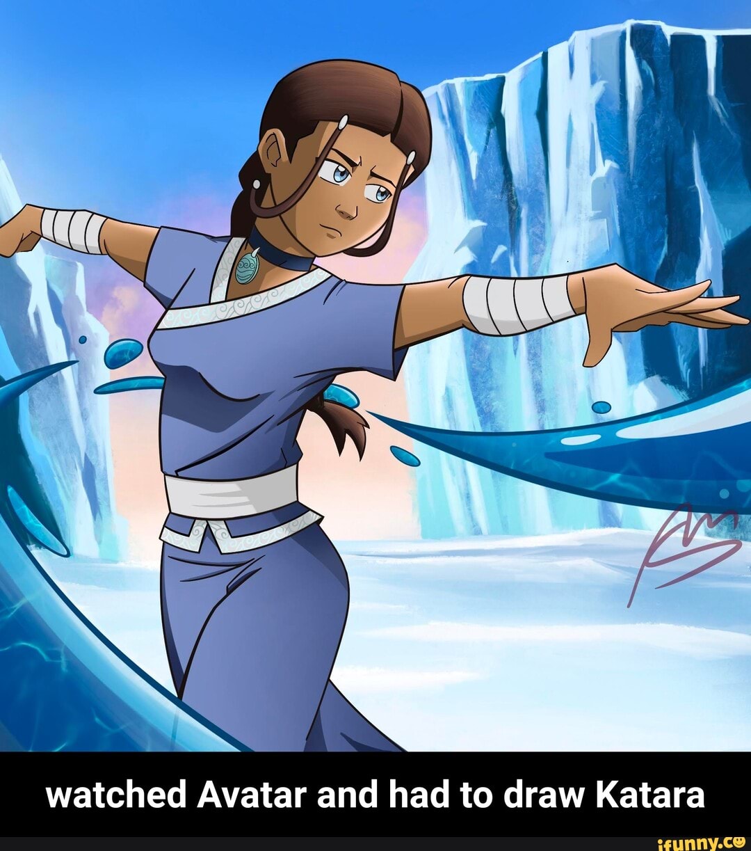 Watched Avatar and had to draw Katara - watched Avatar and had to draw ...