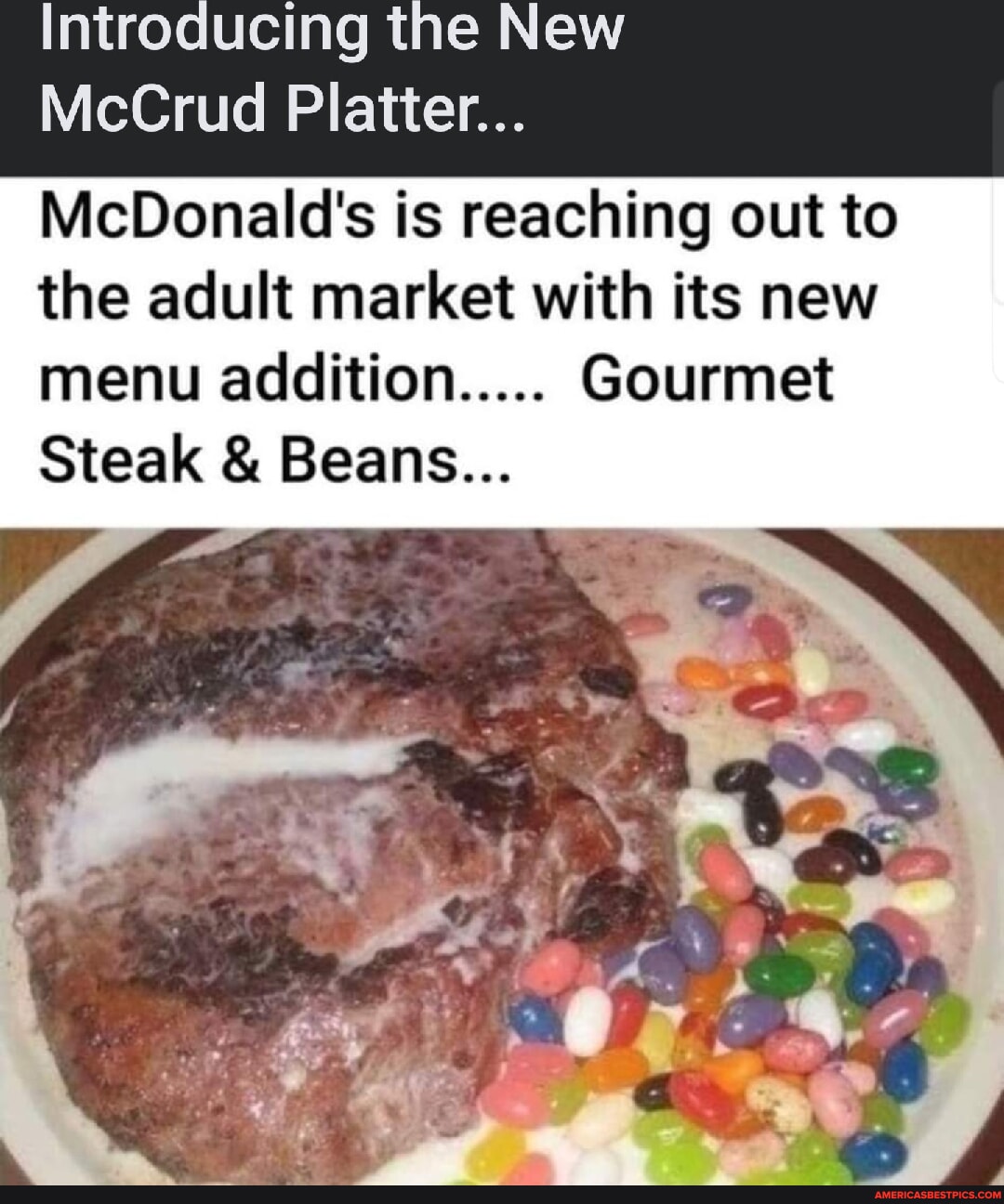 Introducing the New McCrud Platter... McDonald's is reaching out to the ...