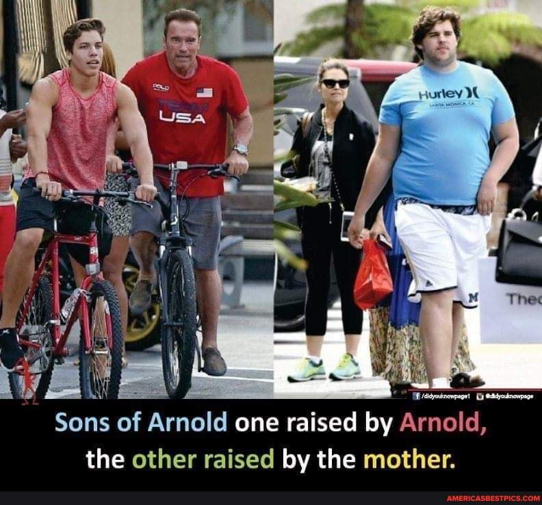 Sons of Arnold one raised by Arnold, the other raised by the mother ...