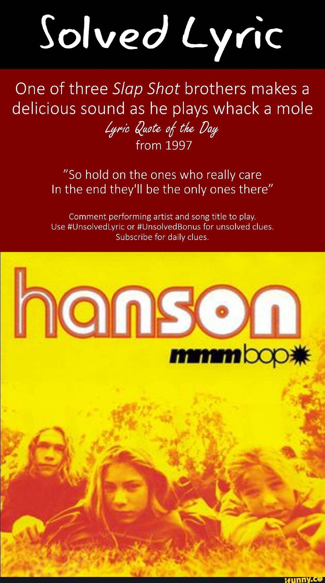 Mmmbop memes. Best Collection of funny Mmmbop pictures on iFunny