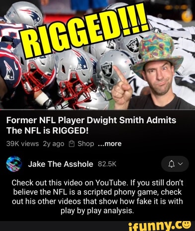 Former NFL Player Dwight Smith Admits The NFL is RIGGED! views ago Shop ...