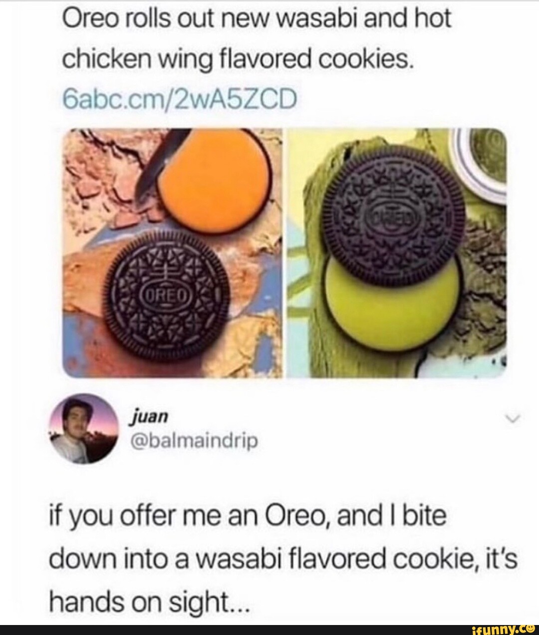 Oreo rolls out new wasabi and hot chicken wing flavored cookies. ASZCD ...