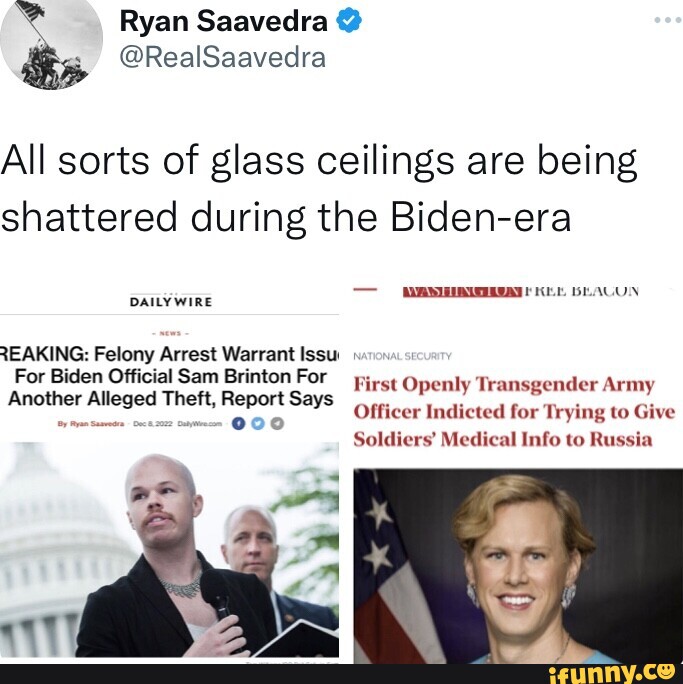 Ryan Saavedra @ & @RealSaavedra All sorts of glass ceilings are being ...