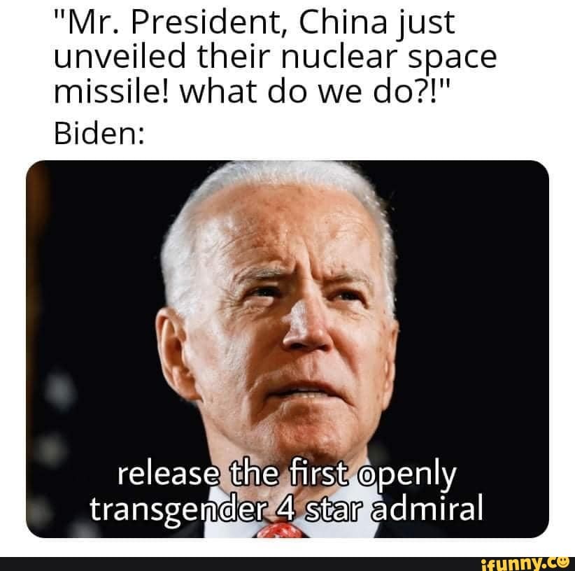 "Mr. President, China just unveiled their nuclear space missile! what ...