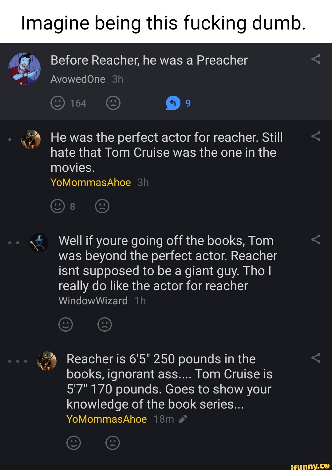 Reacher memes. Best Collection of funny Reacher pictures on iFunny