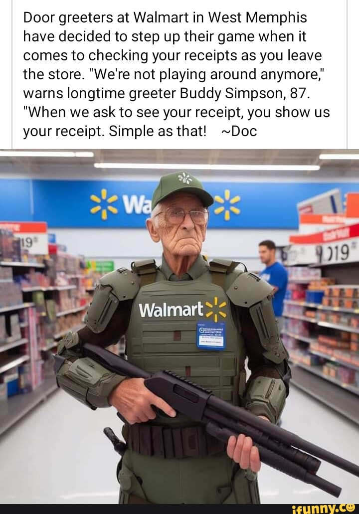 Door greeters at Walmart in West Memphis have decided to step up their ...