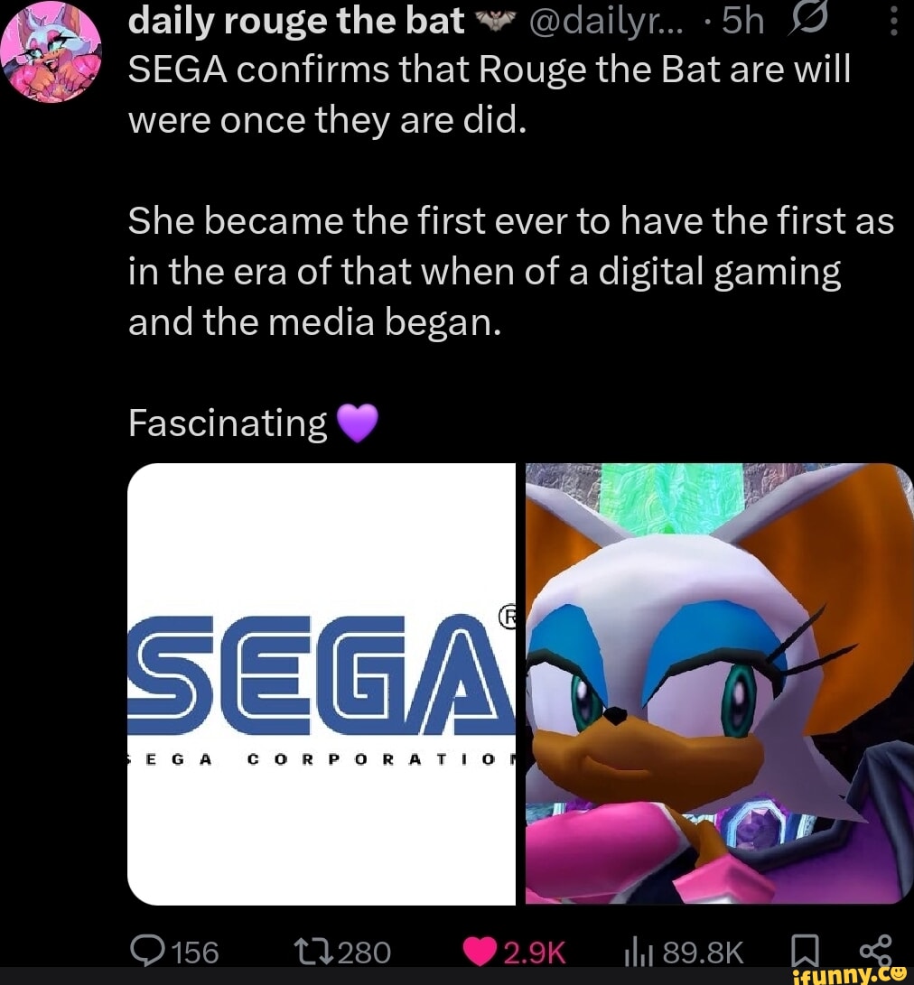 Rougethebatfootjobpls memes. Best Collection of funny ...