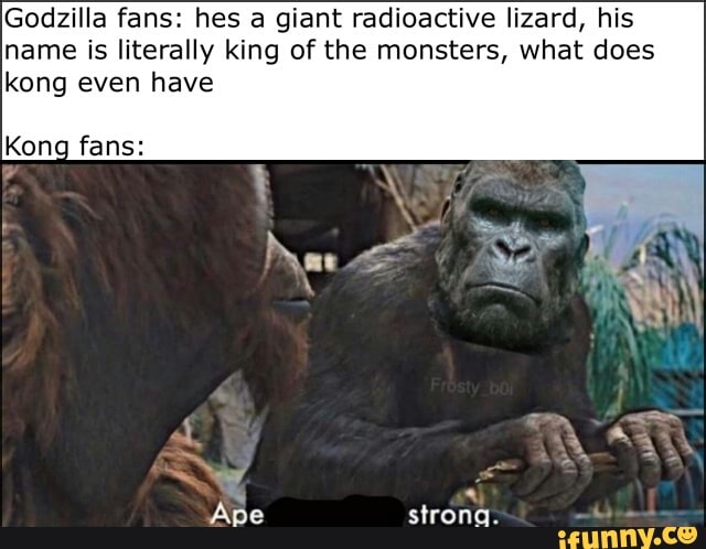 Godzilla fans: hes a giant radioactive lizard, his name is literally ...