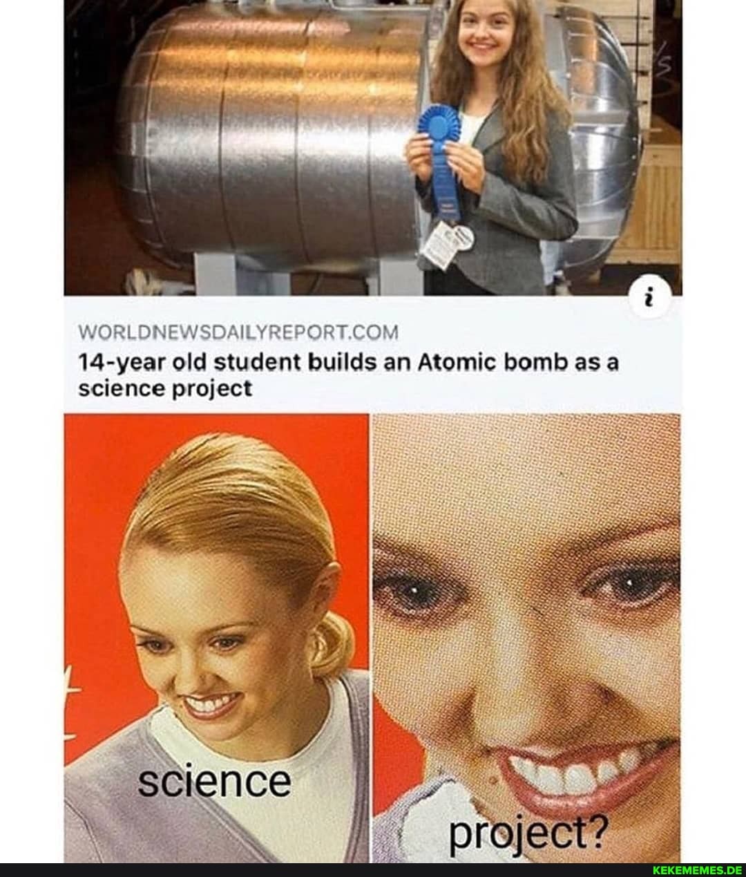 14-year old student builds an Atomic bomb as a science project - Keke