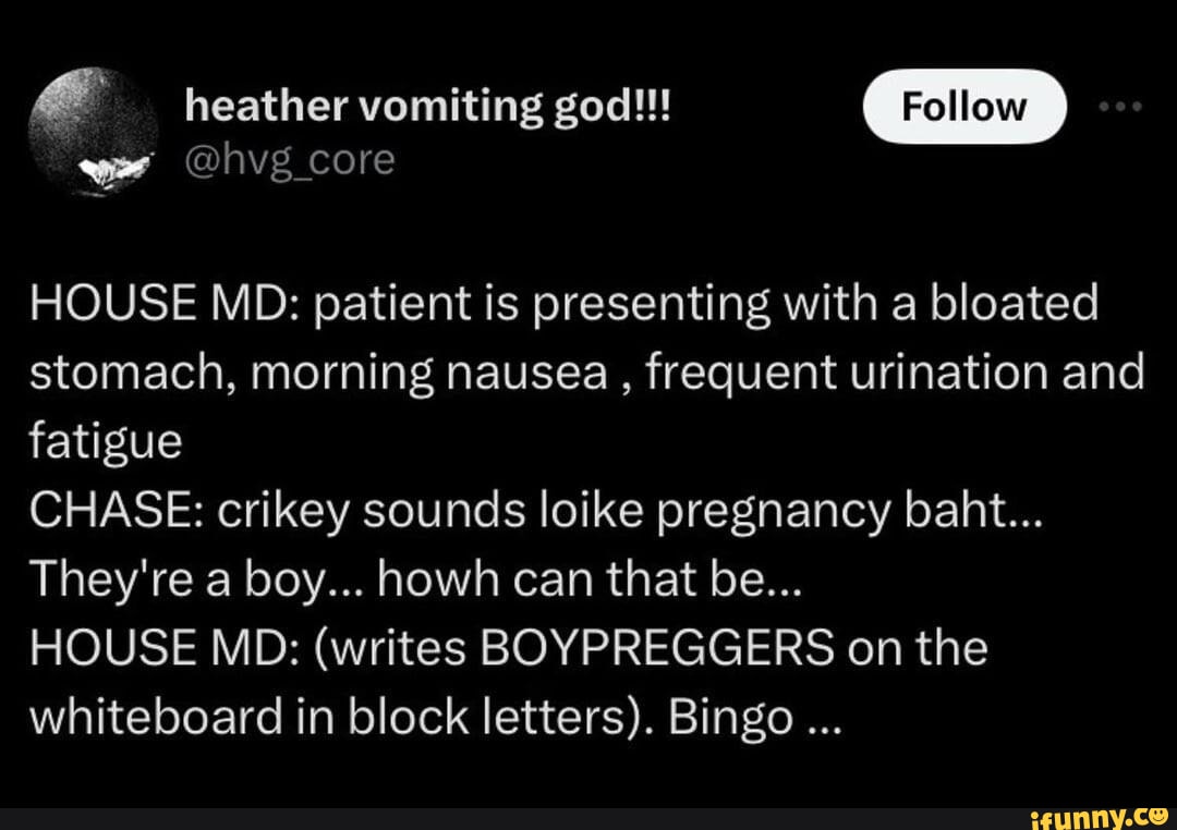 Rule - Rule heather vomiting god!!! Follow ges @hvg_core HOUSE MD ...
