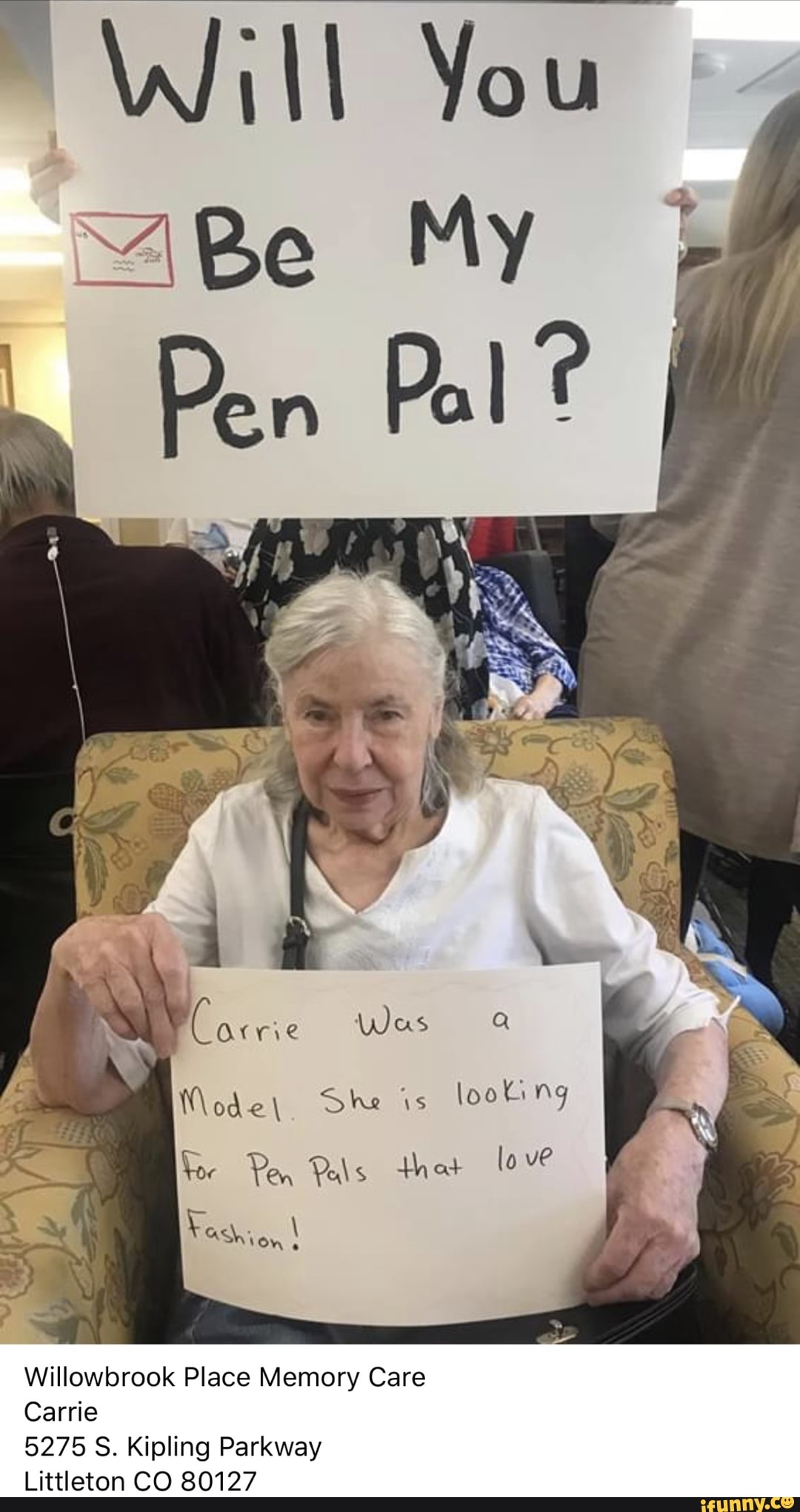 Looking for pen pals - Will You "Be My Was Mode, She is looting Pen ...