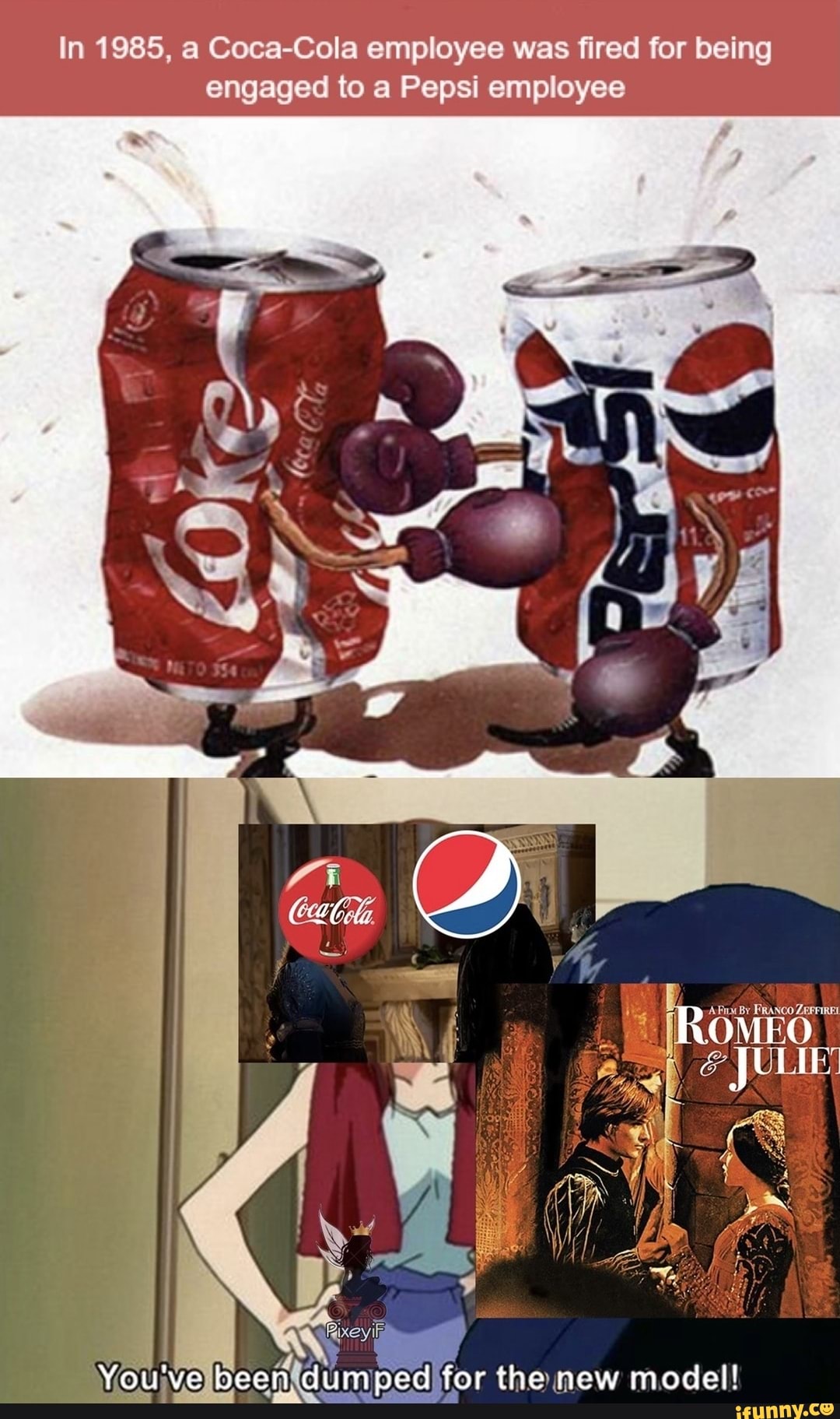 In 1985, a Coca-Cola employee was fired for being engaged to a Pepsi ...