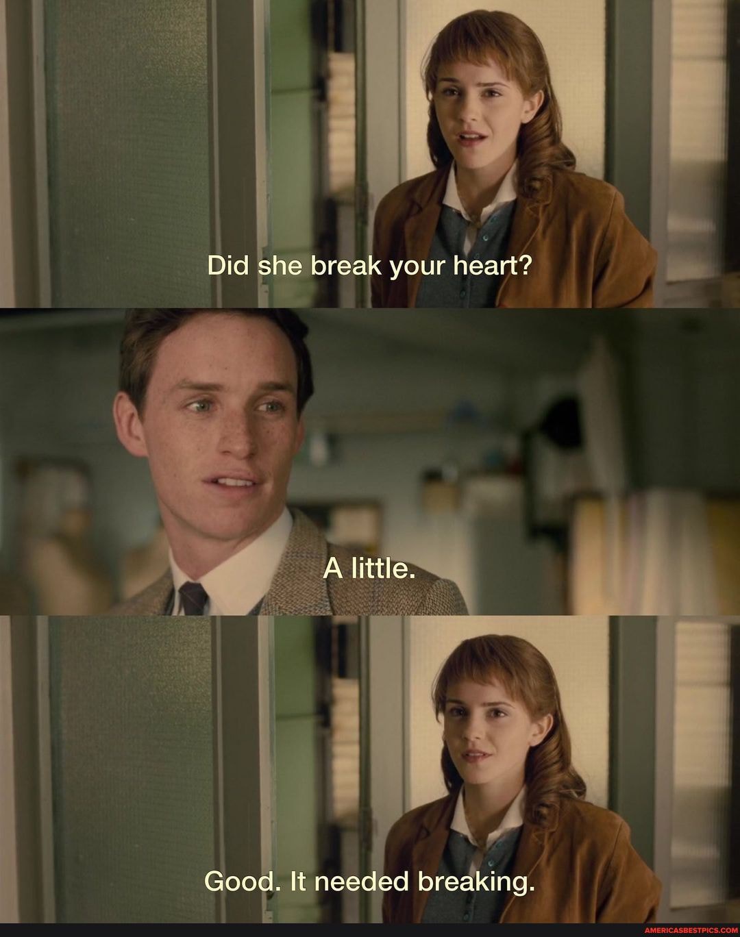 Did she break your heart? little. Good. It needed breaking - America’s ...