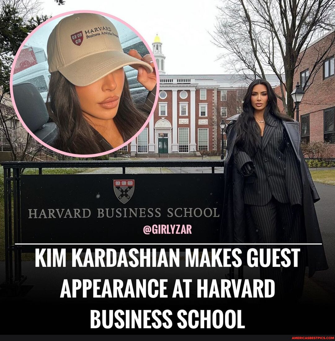 KIM KARDASHIAN MAKES A GUEST APPEARANCE AT HARVARD BUSINESS SCHOOL 👩‍🎓 ...