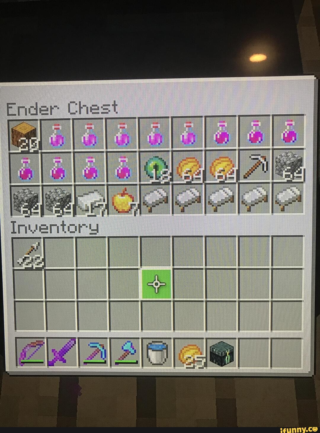 Ender Chest. Inventory - iFunny