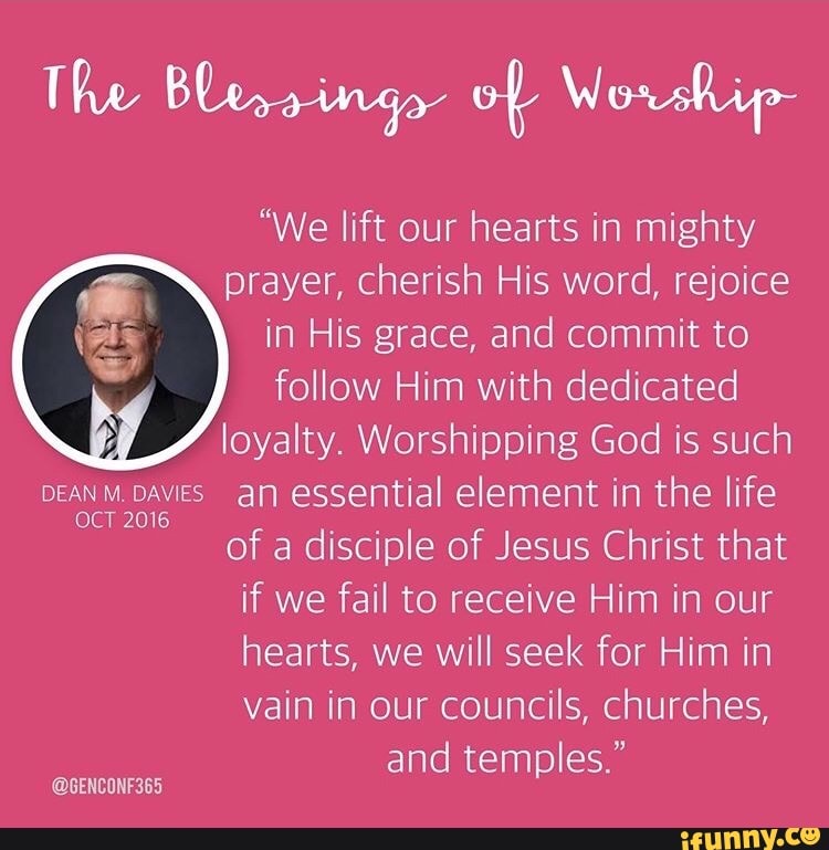 "We lift our hearts in mighty prayer, cherish His word, rejoice in His ...