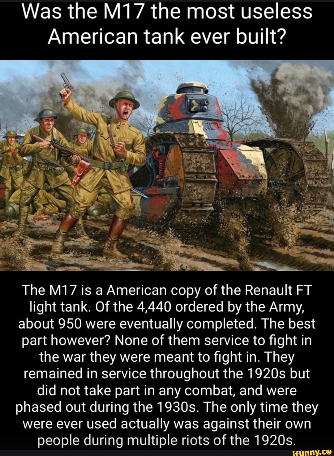 Was the the most useless American tank ever built? The is a American ...