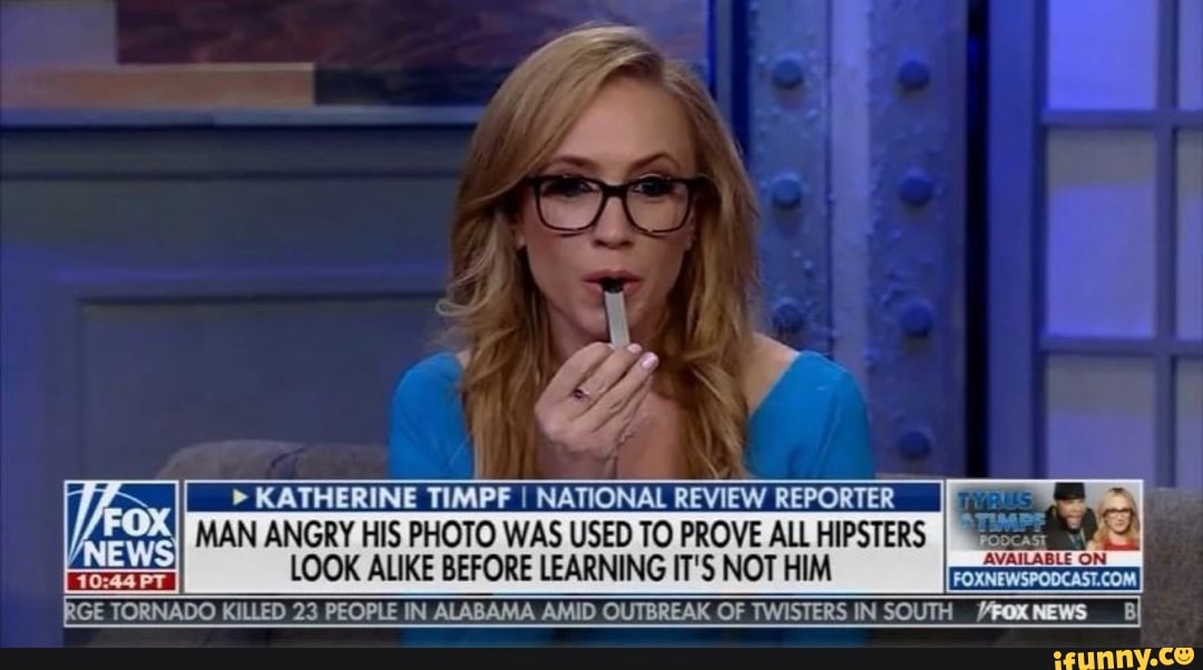 KATHERINE TIMPF I NATIONAL REVIEW REPORTER MAN ANGRY HIS PHOTO WAS USED ...