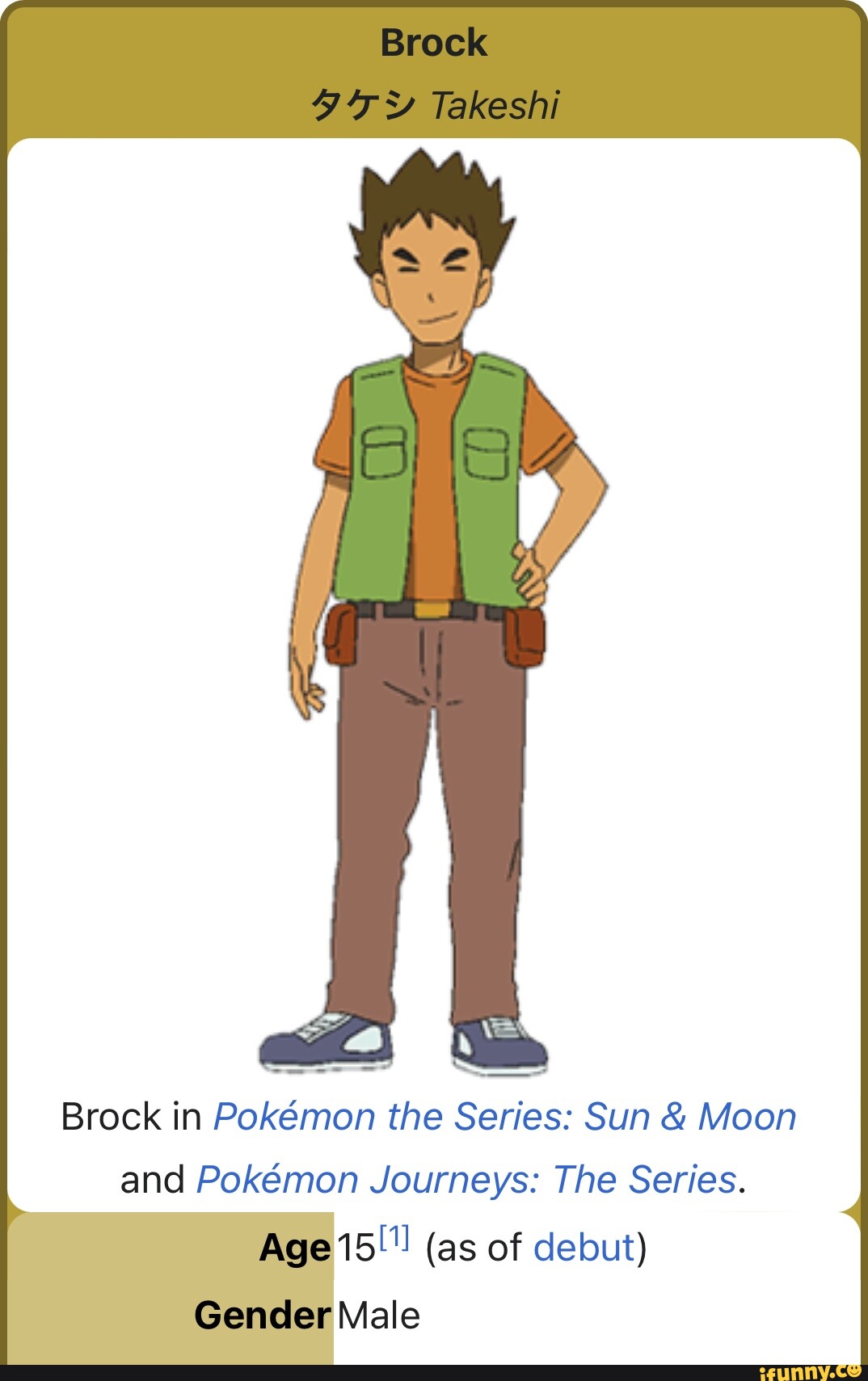 Brock Takeshi I Brock in Pokemon the Series: Sun & Moon and Pokmon ...