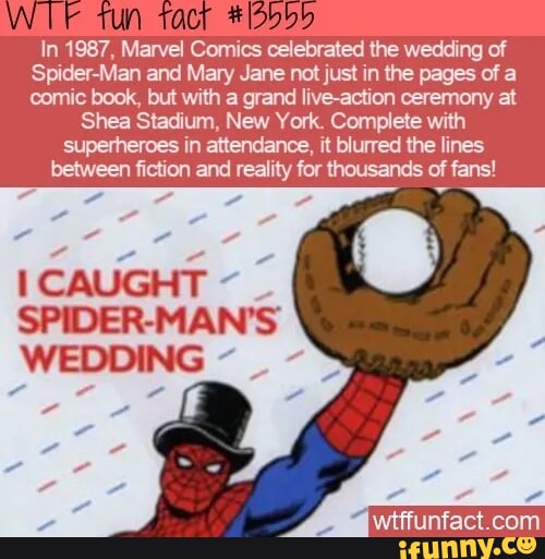 In 1987, Marvel Comics celebrated the wedding of Spider-Man and Mary ...