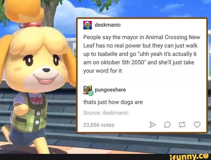 Animal Crossing Isabelle X Mayor