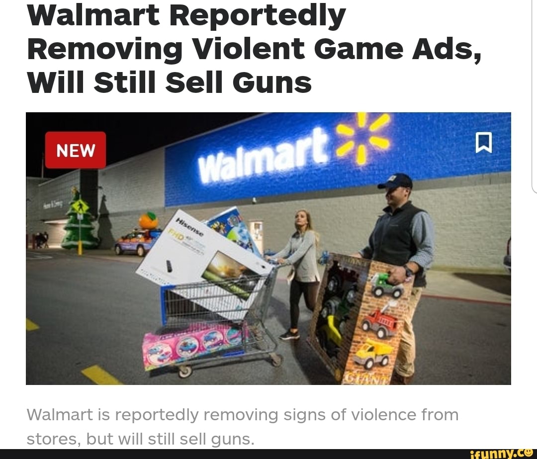 Walmart Reportedly Removing Violent Game Ads, Will Still Sell Guns ...