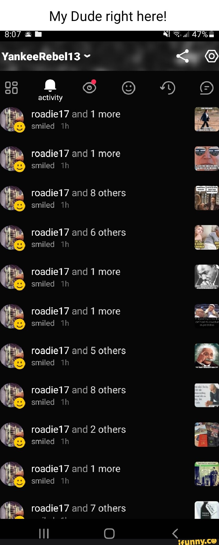 Roadie memes. Best Collection of funny Roadie pictures on iFunny