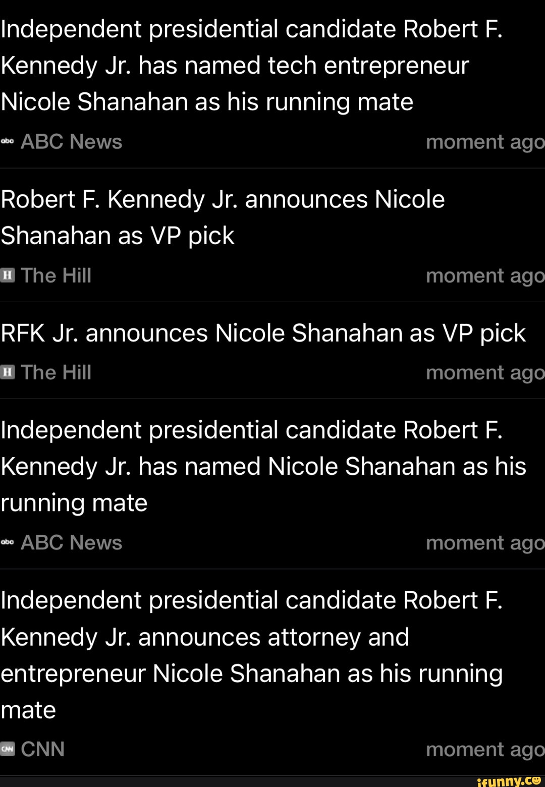 Independent presidential candidate Robert F. Kennedy Jr. has named tech ...