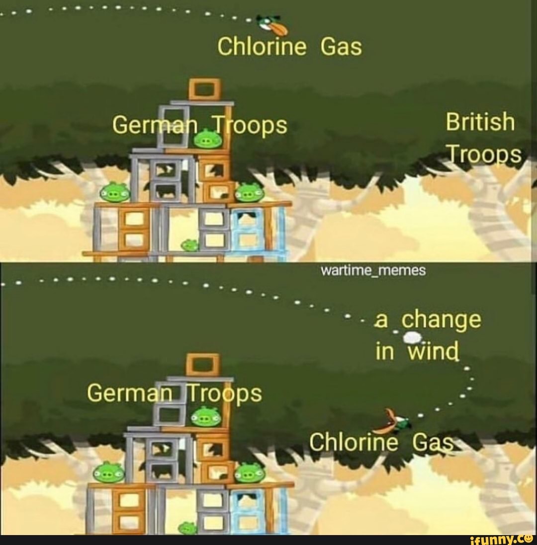 Chlorine Gas Germa British wartlme_memes change - in wind Germefi ...