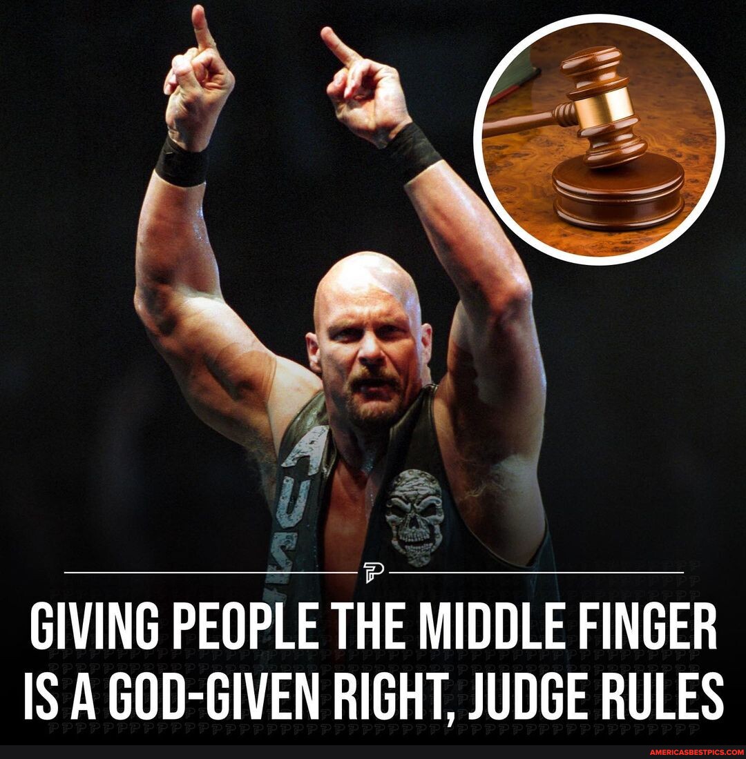 GIVING PEOPLE THE MIDDLE FINGER IS A GOD-GIVEN RIGHT, JUDGE RULES ...