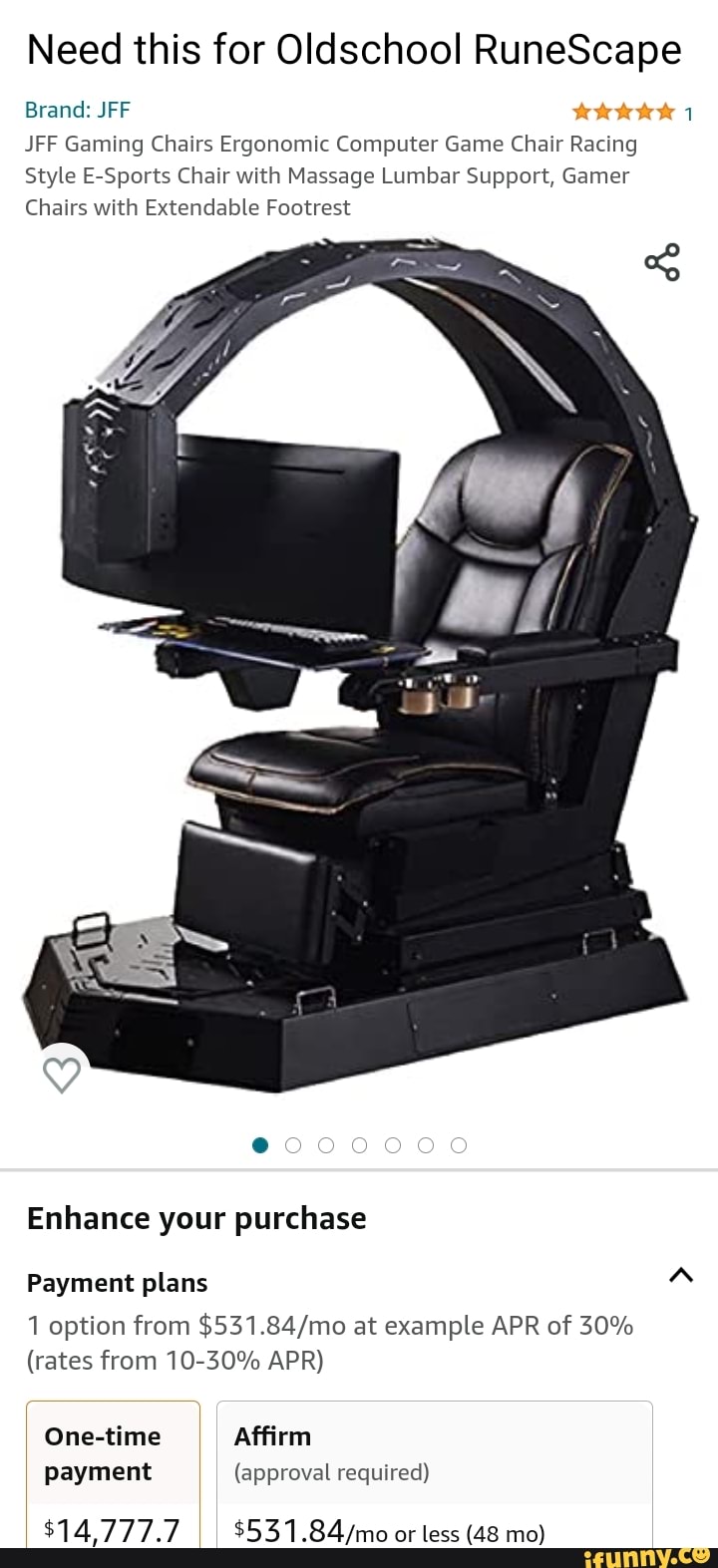 Need this for Oldschool RuneScape Brand: JFF JFF Gaming Chairs ...