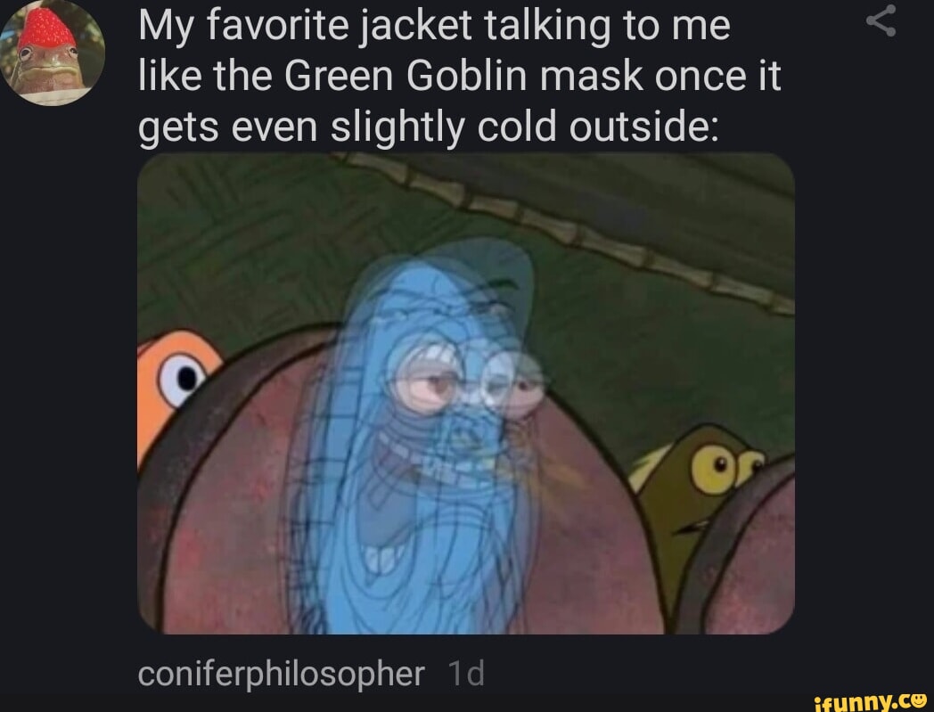 My favorite jacket talking to me