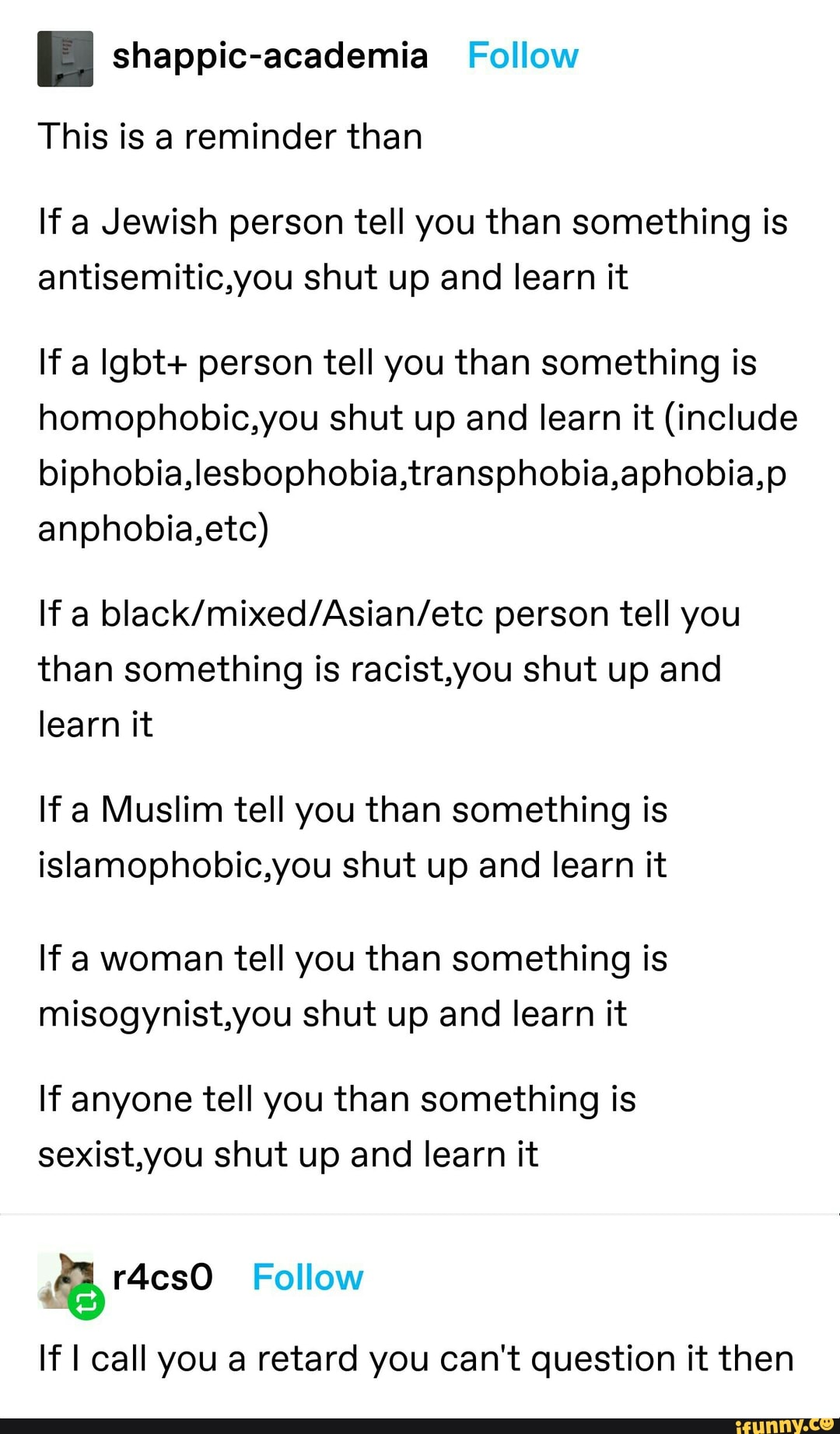 Aphobia memes. Best Collection of funny Aphobia pictures on iFunny