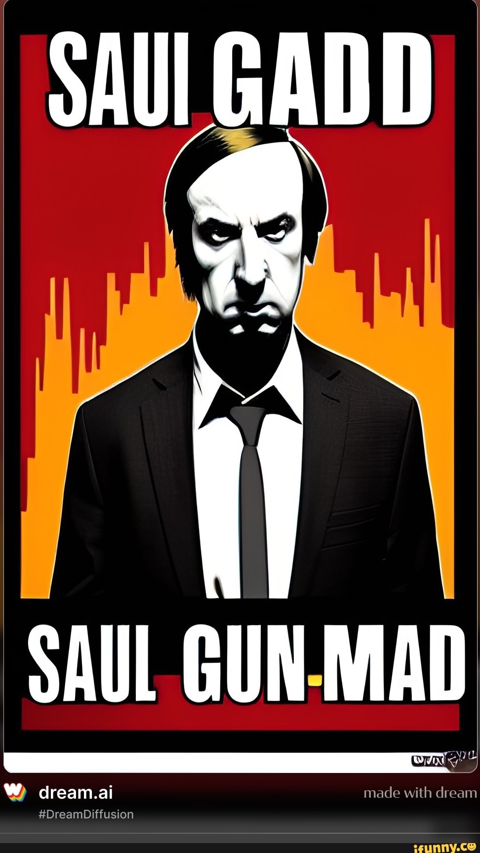 OX SAUL SAUL. GUN-MAD WWW dream.ai made with dream #DreamDiffusion - iFunny