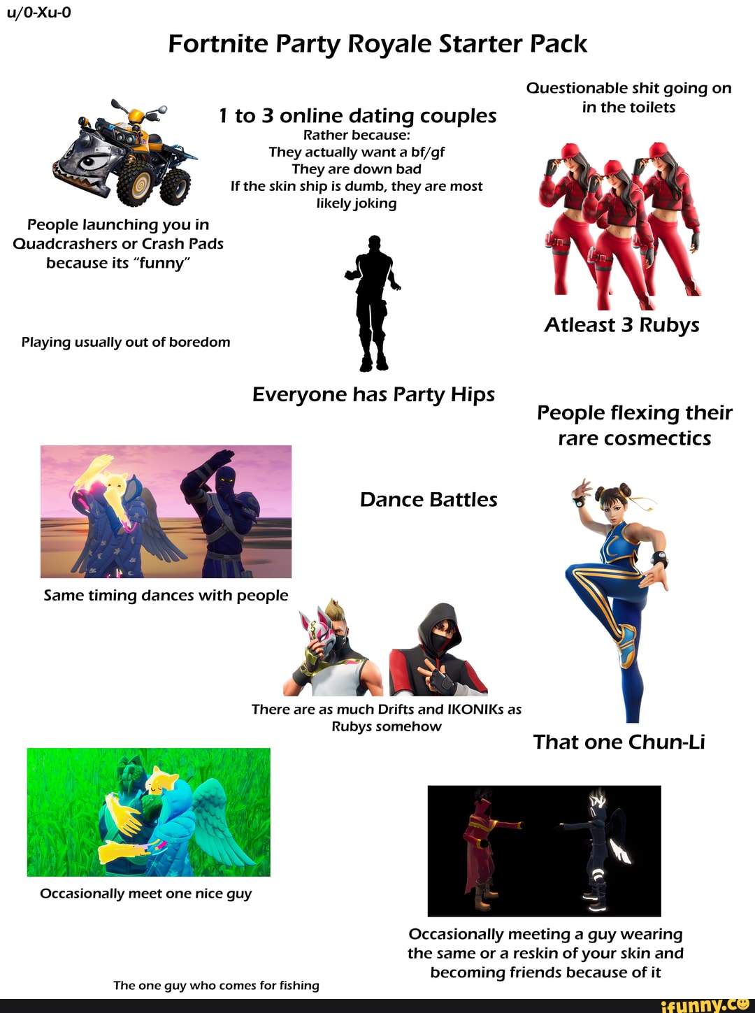 Fortnite Party Royale Starter Pack Questionable shit going on 1 to 3 ...