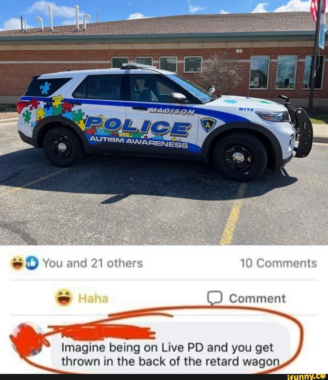 =D You and 21 others 10 Comments Comment Imagine being on Live PD and ...
