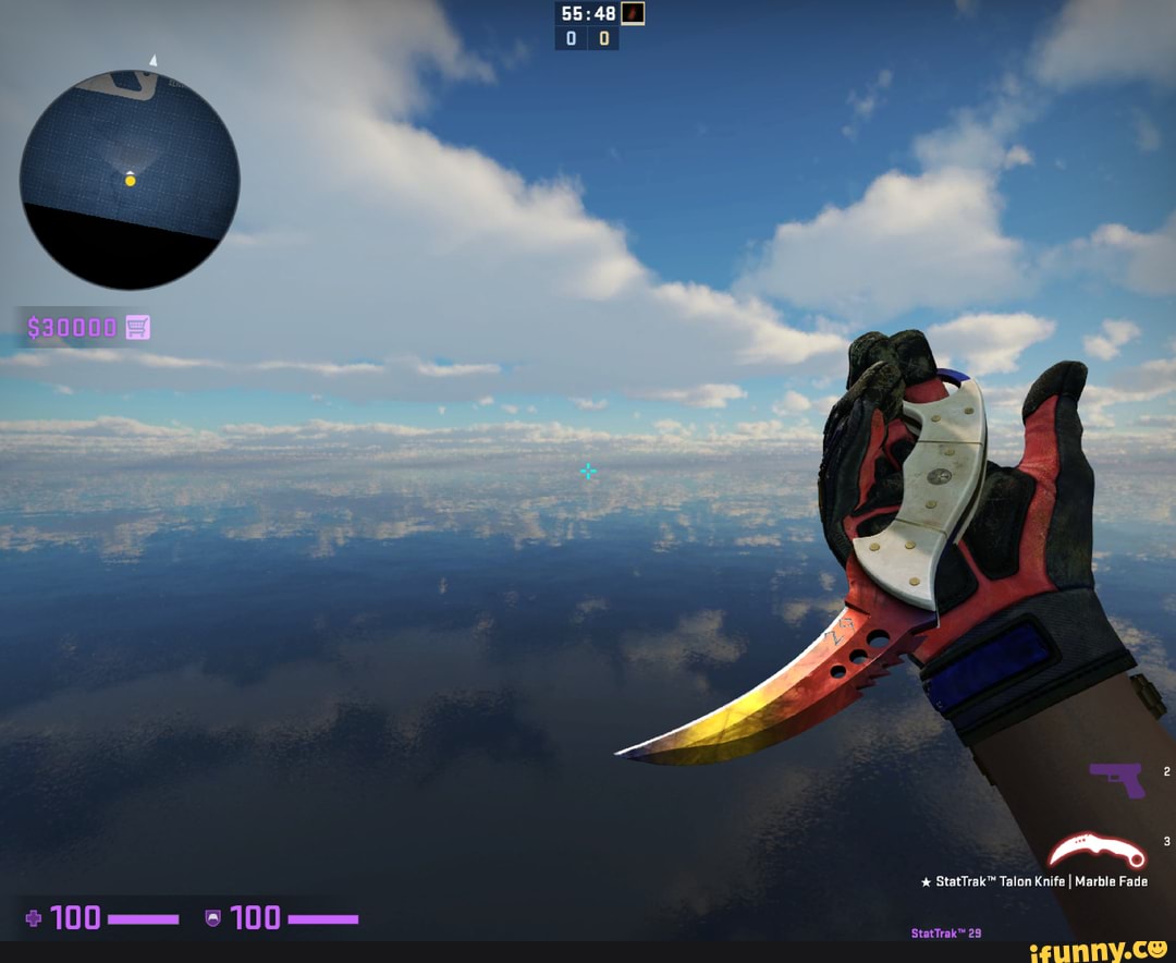 StatTrak Talon Knife Marble Fade FN - Talon Knife I Marble Fade - iFunny
