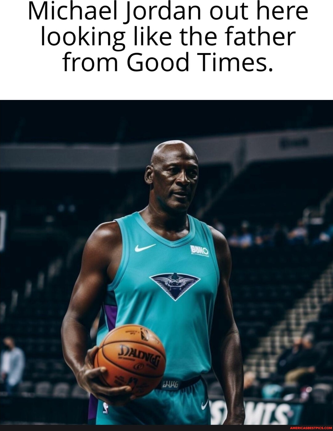Michael Jordan out here ing like the father from Good Times. - America’s best pics and videos
