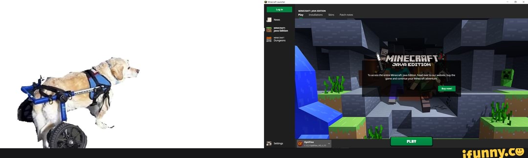 Login MINECRAFT: JAVA EDITION Play Installations Skins Patch notes News ...