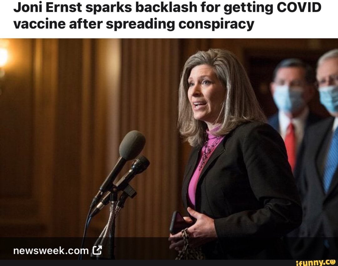 Joni Ernst sparks backlash for getting COVID vaccine after spreading ...