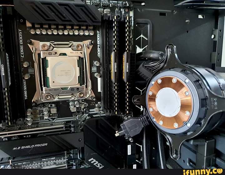 Fried the Intel i9 9900X. Pre applied thermal paste of NZXT cooler ...