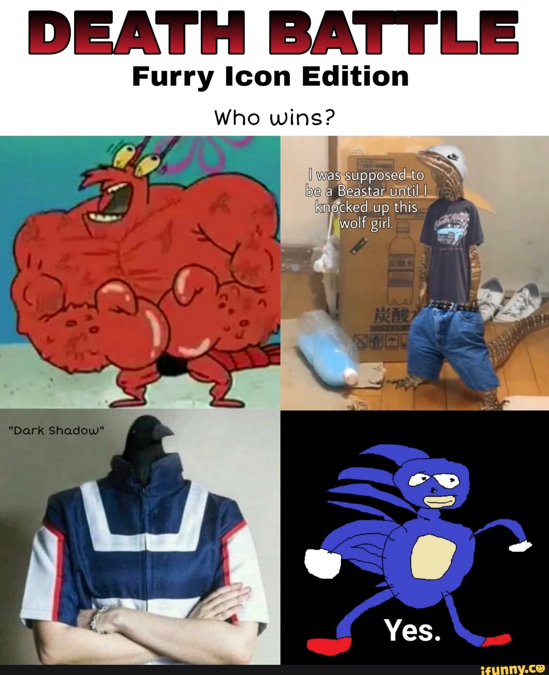DEATH BATTLE Furry Icon Edition - iFunny