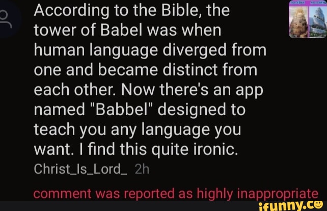 Babbel memes. Best Collection of funny Babbel pictures on iFunny