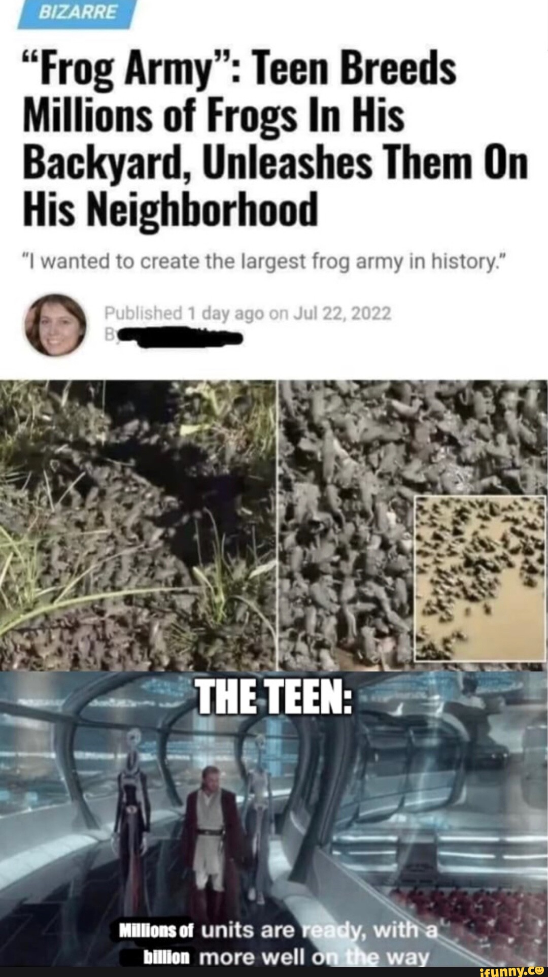 "Frog Army": Teen Breeds Millions of Frogs In His Backyard, Unleashes ...