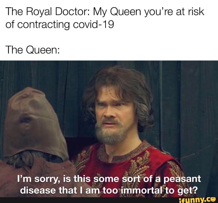 The Royal Doctor: My Queen you're at risk of contracting covid-19 The ...
