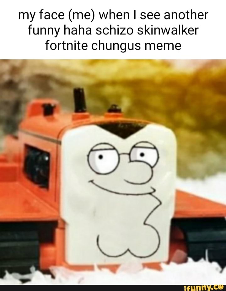 My face (me) when see another funny haha schizo skinwalker fortnite ...